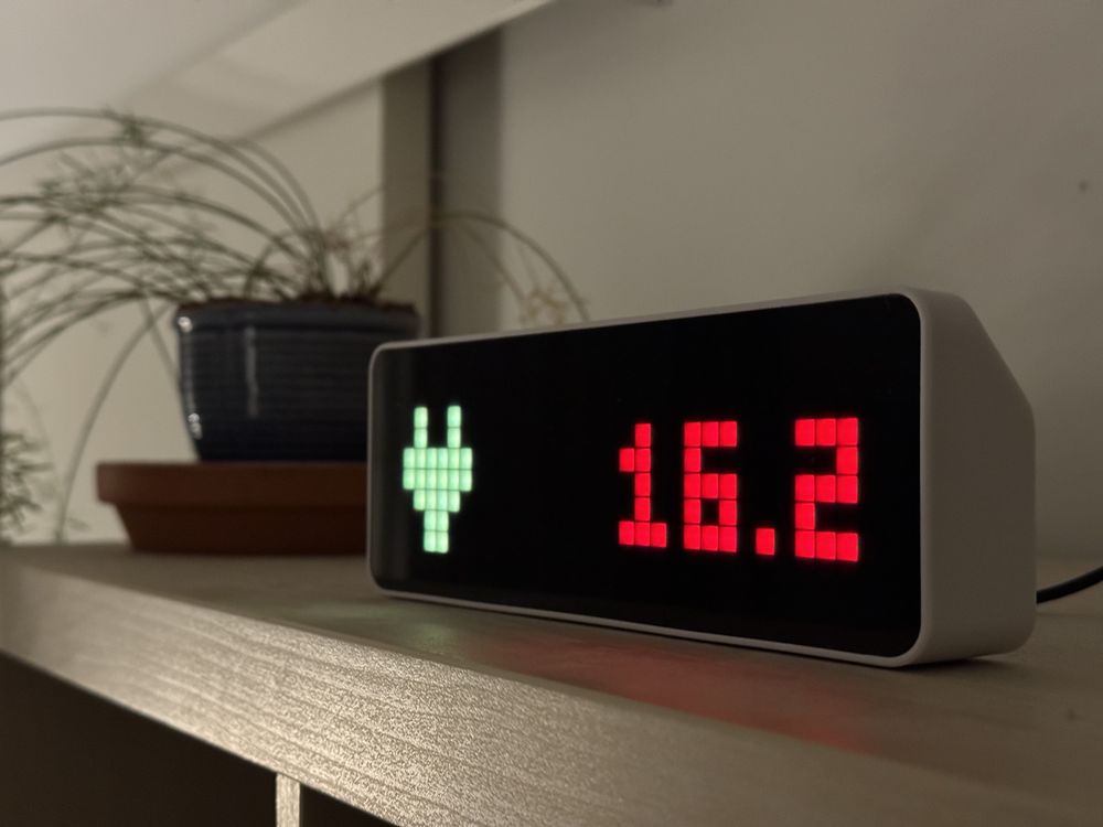 Showing spot electricity prices on a Ulanzi clock using ESPHome - Matthew Hallonbacka