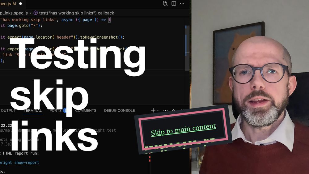 How I broke my skip links, then made them (hopefully) bulletproof - Matthew Hallonbacka